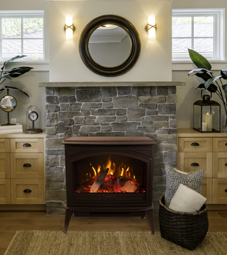 Amantii Lynwood Cast Iron E70-HO Freestanding High Power Electric Stov ...