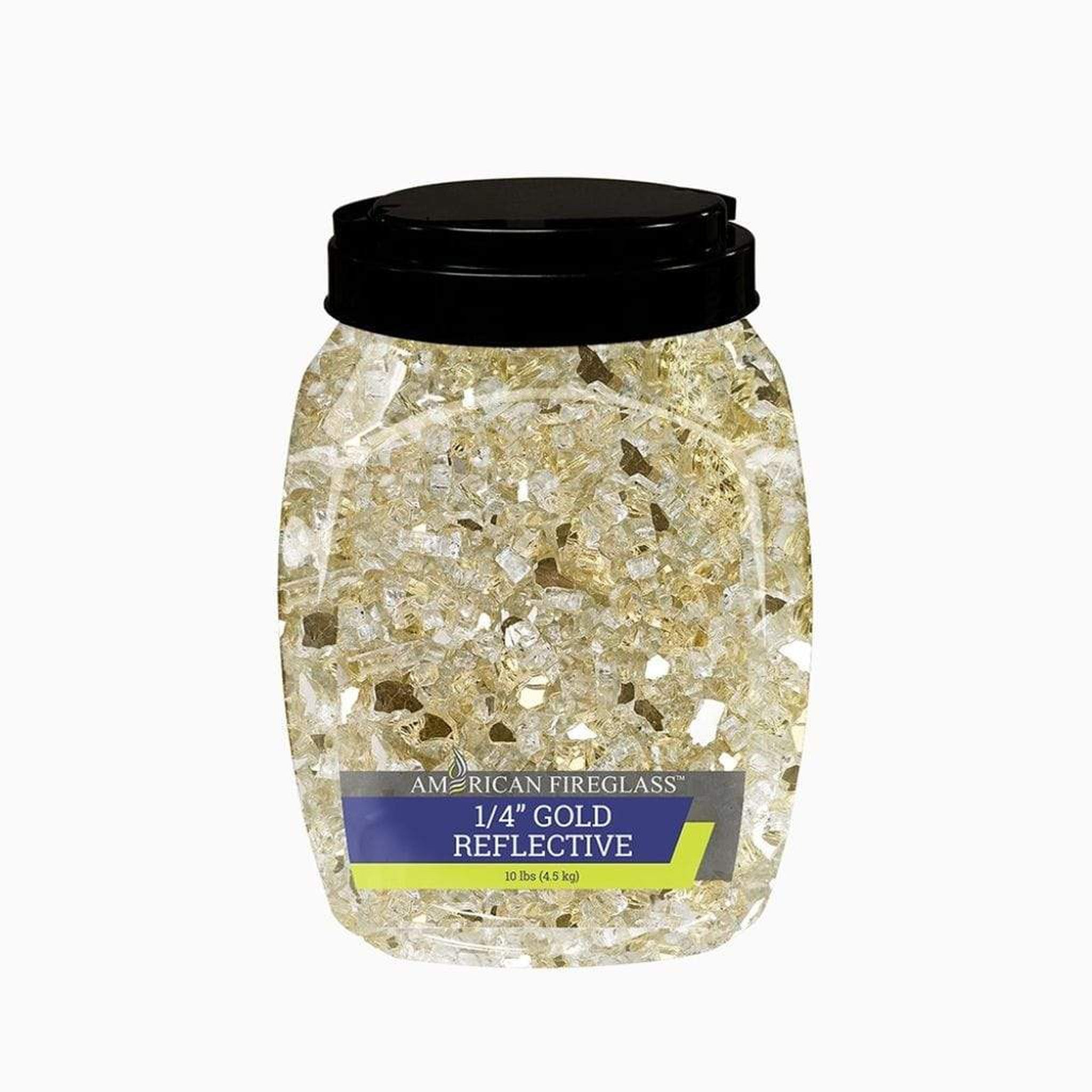 American Fireglass 1/4" Gold Reflective Fire Glass – US Fireplace Store