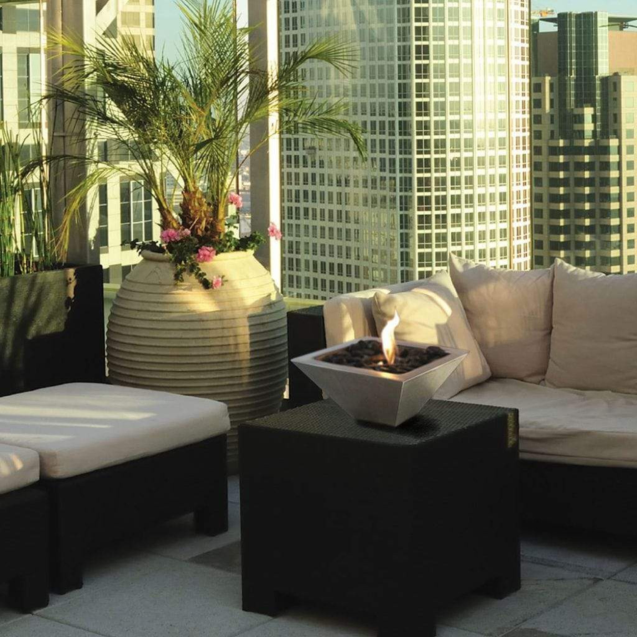 Anywhere Fireplace Empire 12" Stainless Steel Indoor/Outdoor Tabletop ...