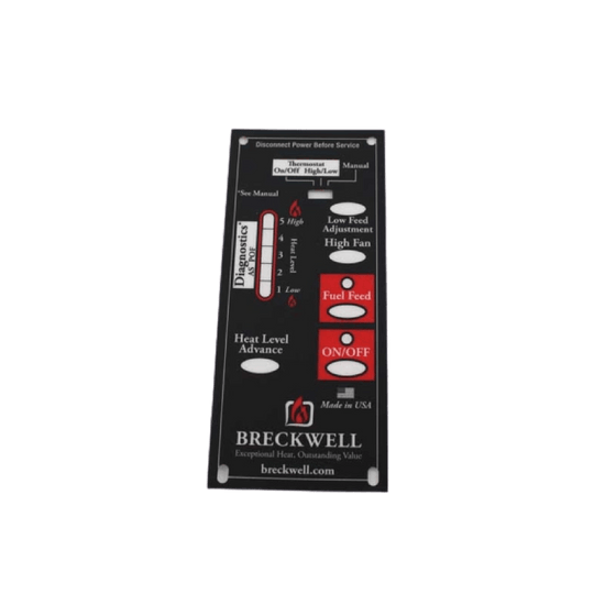 Breckwell Control Panel Circuit Board Faceplate A-E-401 – US Fireplace ...