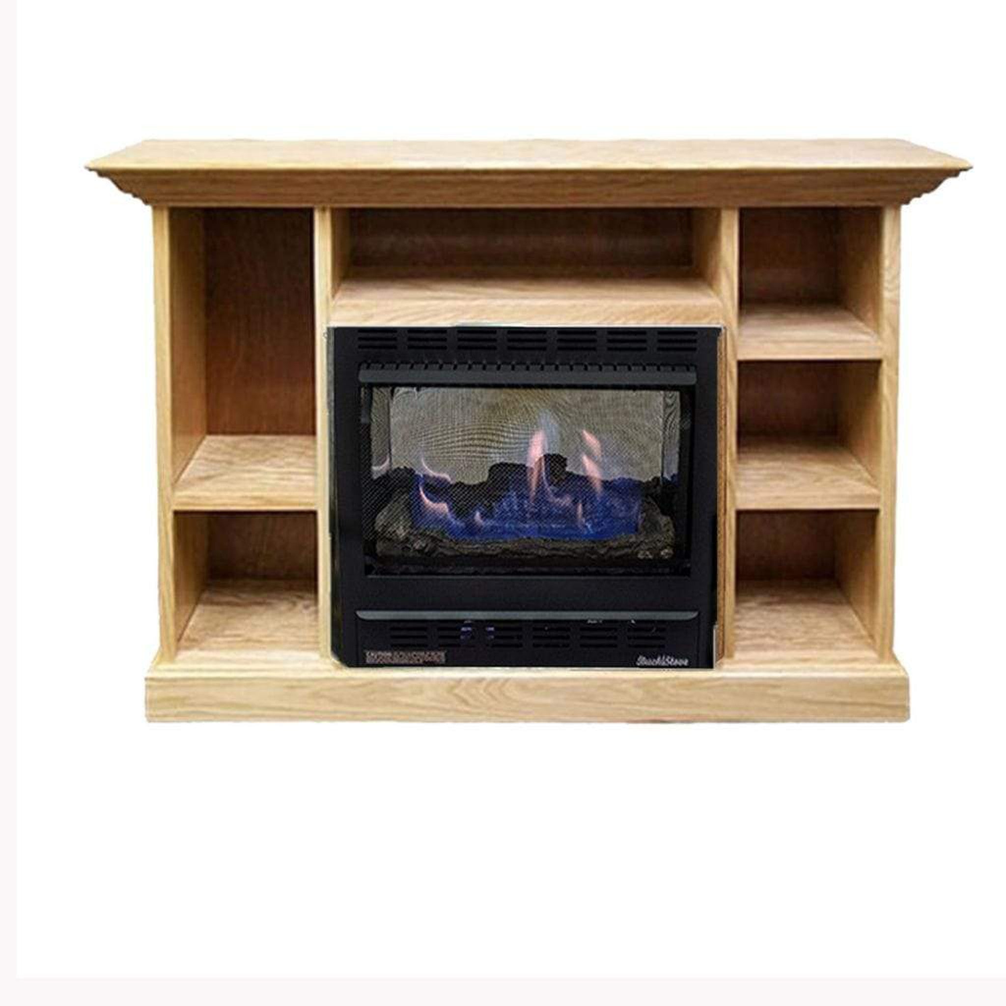 Buck Stove Model 1127 Vent Free Black Natural Gas Stove and Prestige B ...