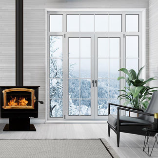 Buck Stove Model 74 Non-Catalytic and Blower Assembly Standard Wood Bu ...