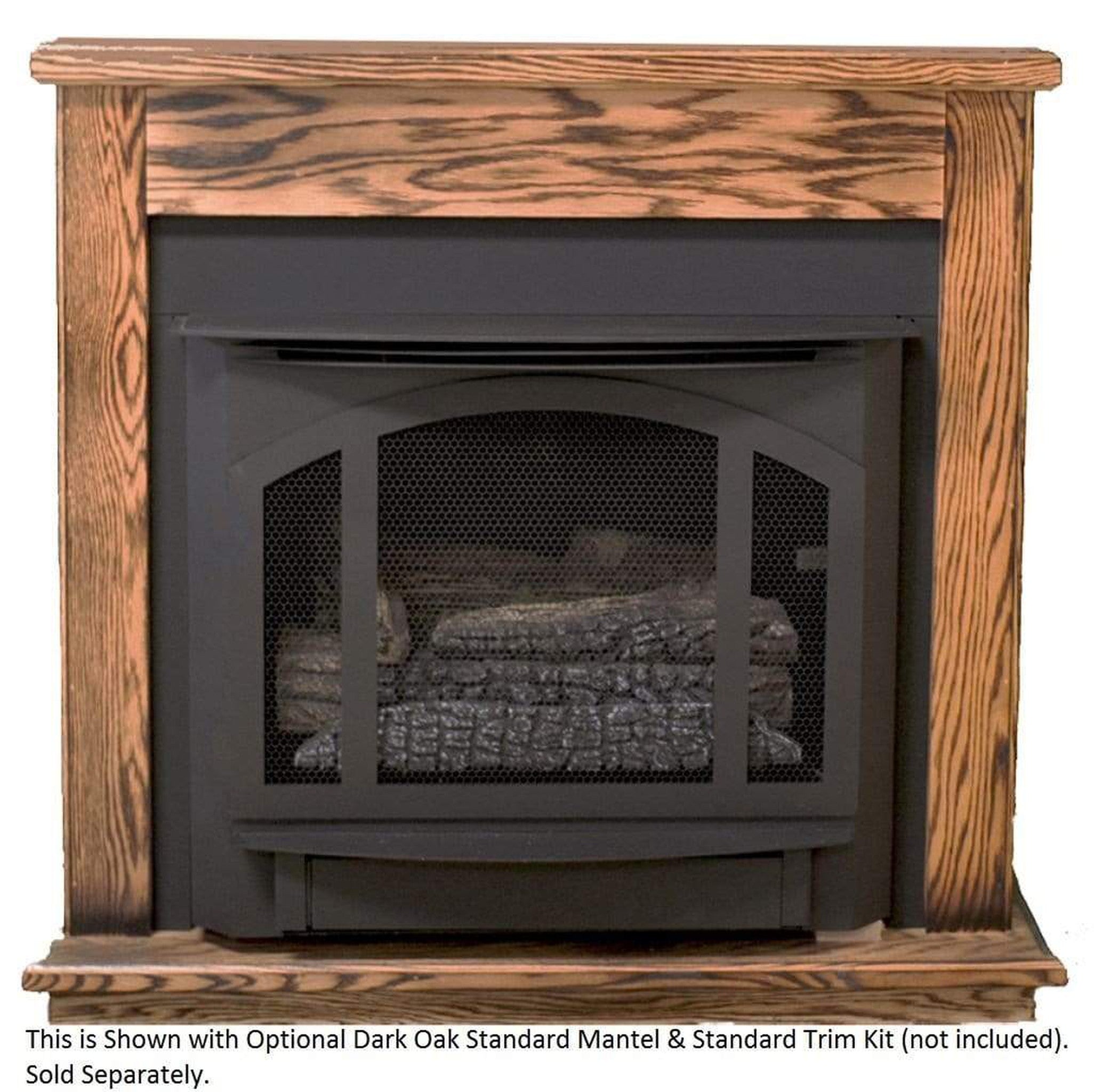 Buck Stove Model T-33 Liquid Propane Gas Stove With Legs and Blower ...