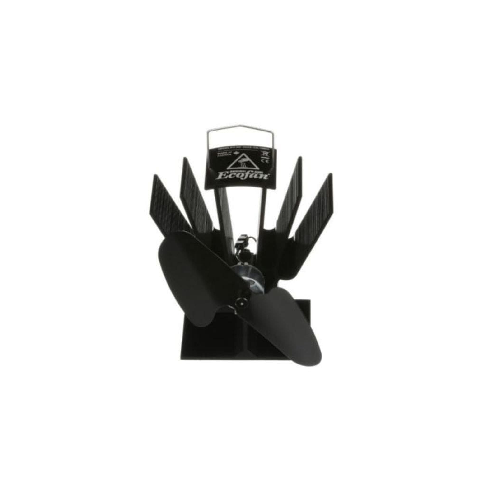 Caframo Ecofan Original Mini Heat Powered Wood Stove Fan with Black Bl ...