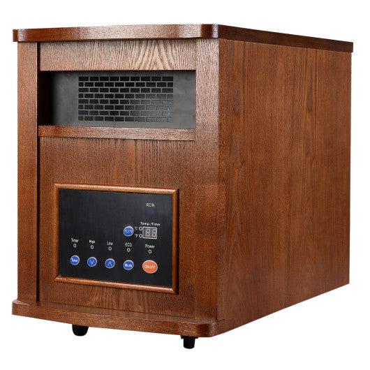 Costway Pro 6 Element 1500W Infrared Quartz Remote Heater – US ...
