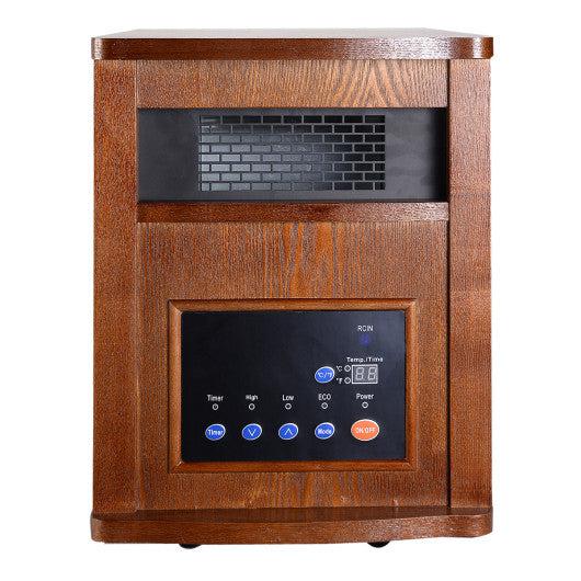 Costway Pro 6 Element 1500W Infrared Quartz Remote Heater – US ...