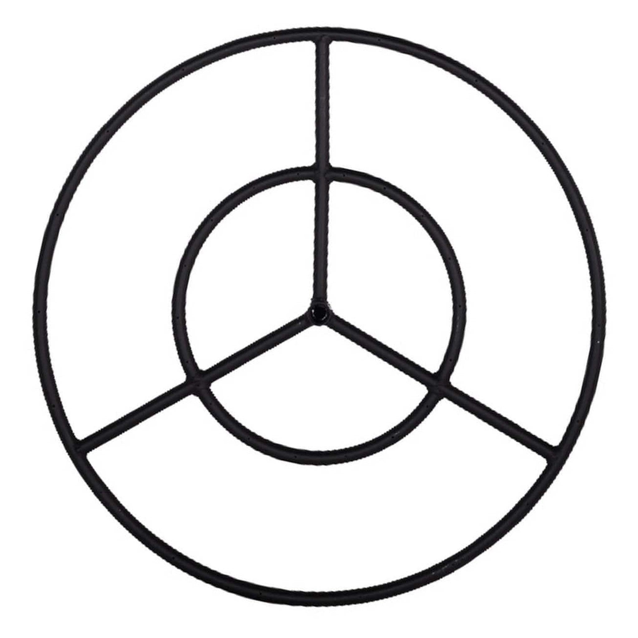Dagan Industries 22" Black Steel Fire Ring – US Fireplace Store