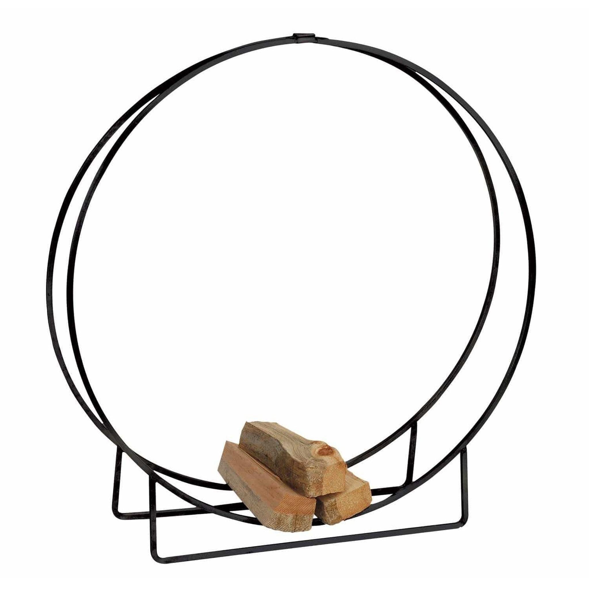 Dagan Industries 40" Black Steel Log Hoop – US Fireplace Store