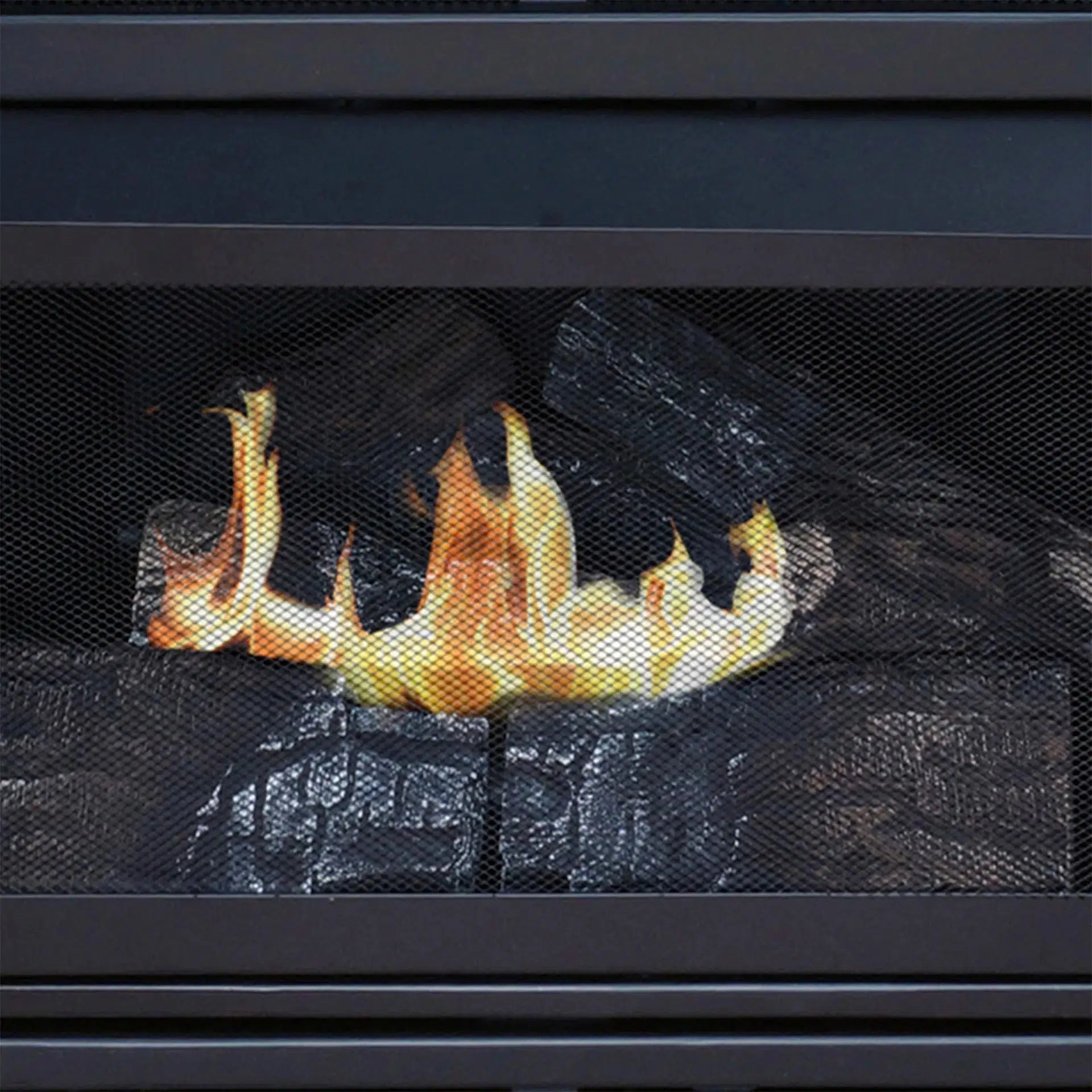 corner wall propane fireplace