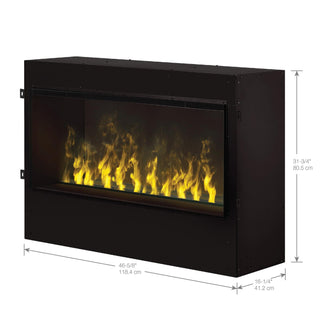 Dimplex Optimyst Pro Box 1000 40" Built-in Water Vapor Electric Firebo ...