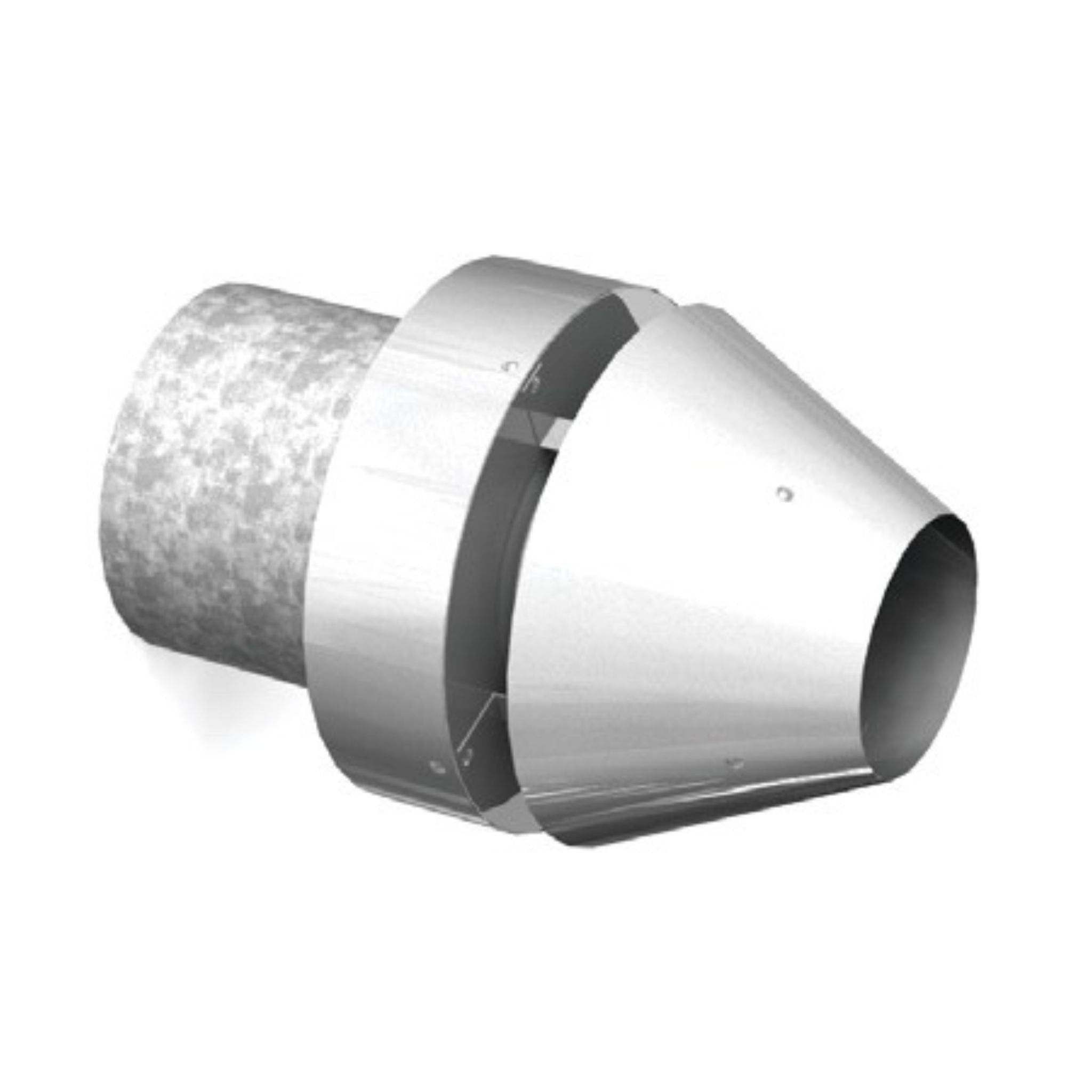 DuraVent Concentric Vent System 3" x 5" Horizontal Termination for Pel ...