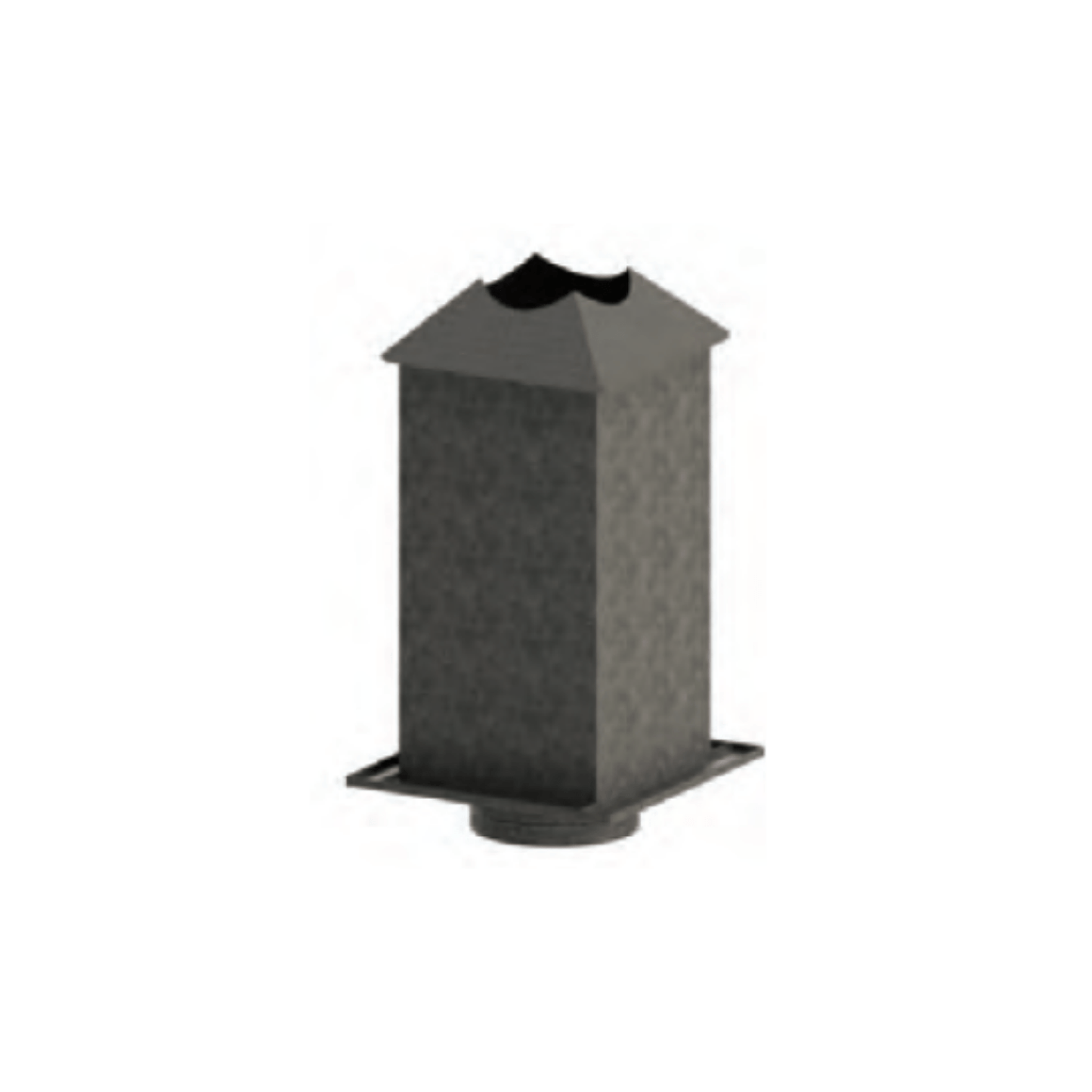 DuraVent DuraTech 6" Diameter Square Ceiling Support Box w/ Collar – US ...