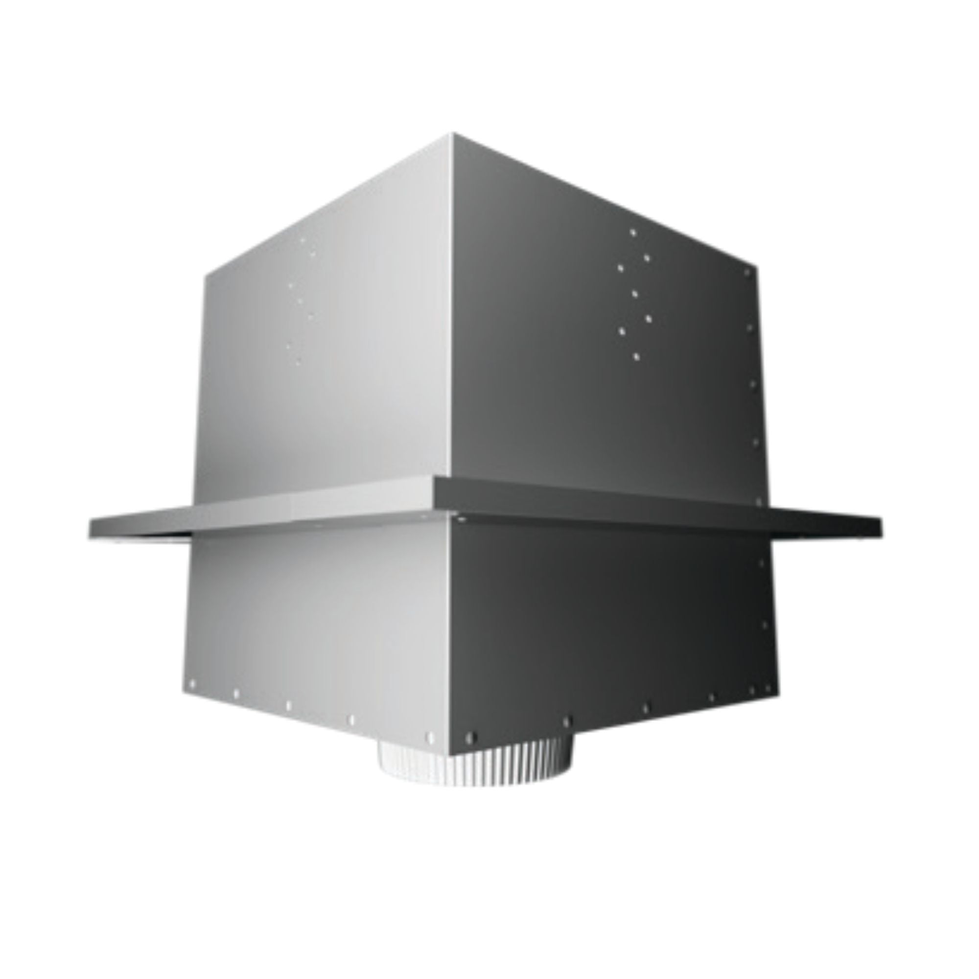 DuraVent DuraTech 7" Unpainted Flat Ceiling Support Box – US Fireplace ...