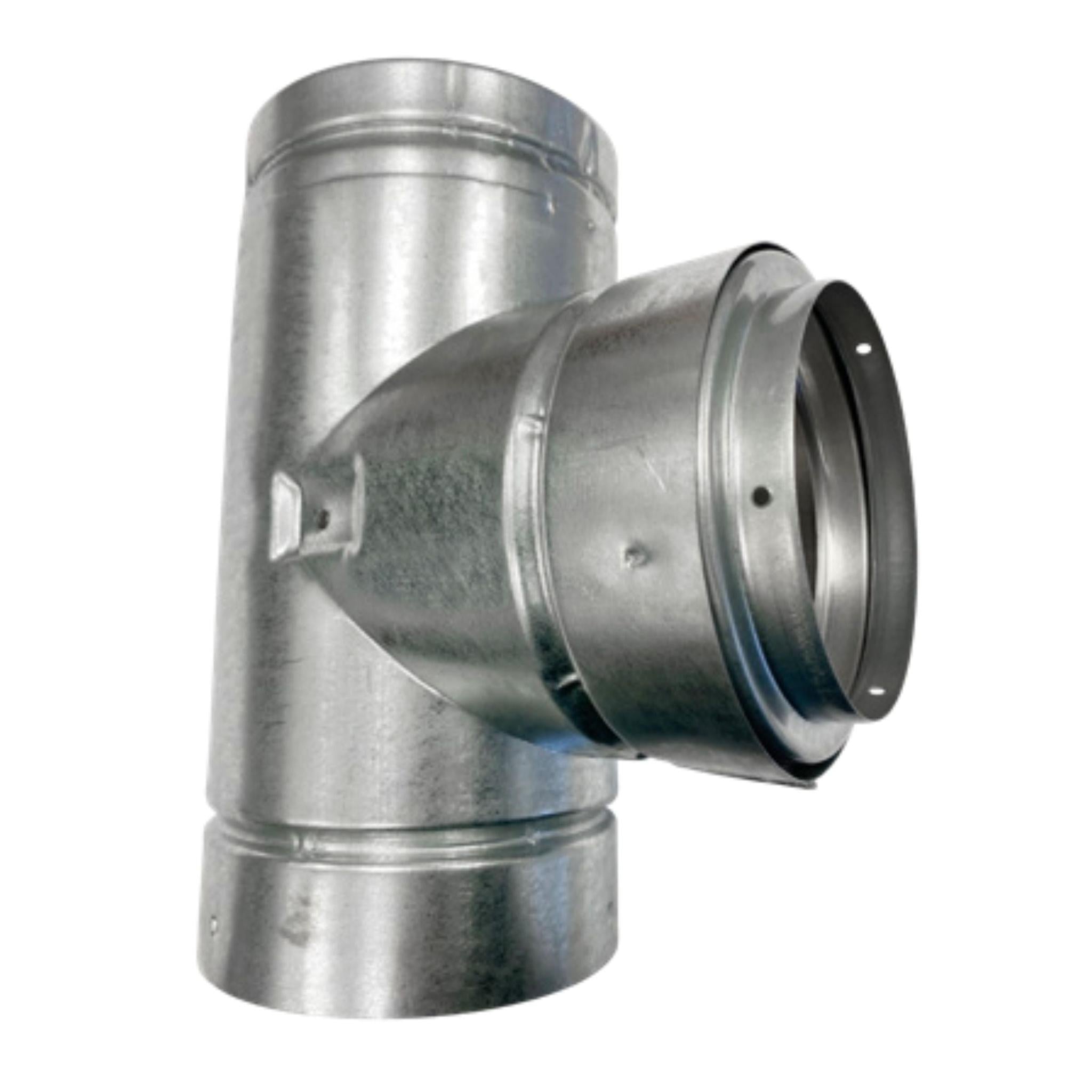 DuraVent Round Type B Gas Vent Model BV 5" to 4" Reduction Tee – US ...
