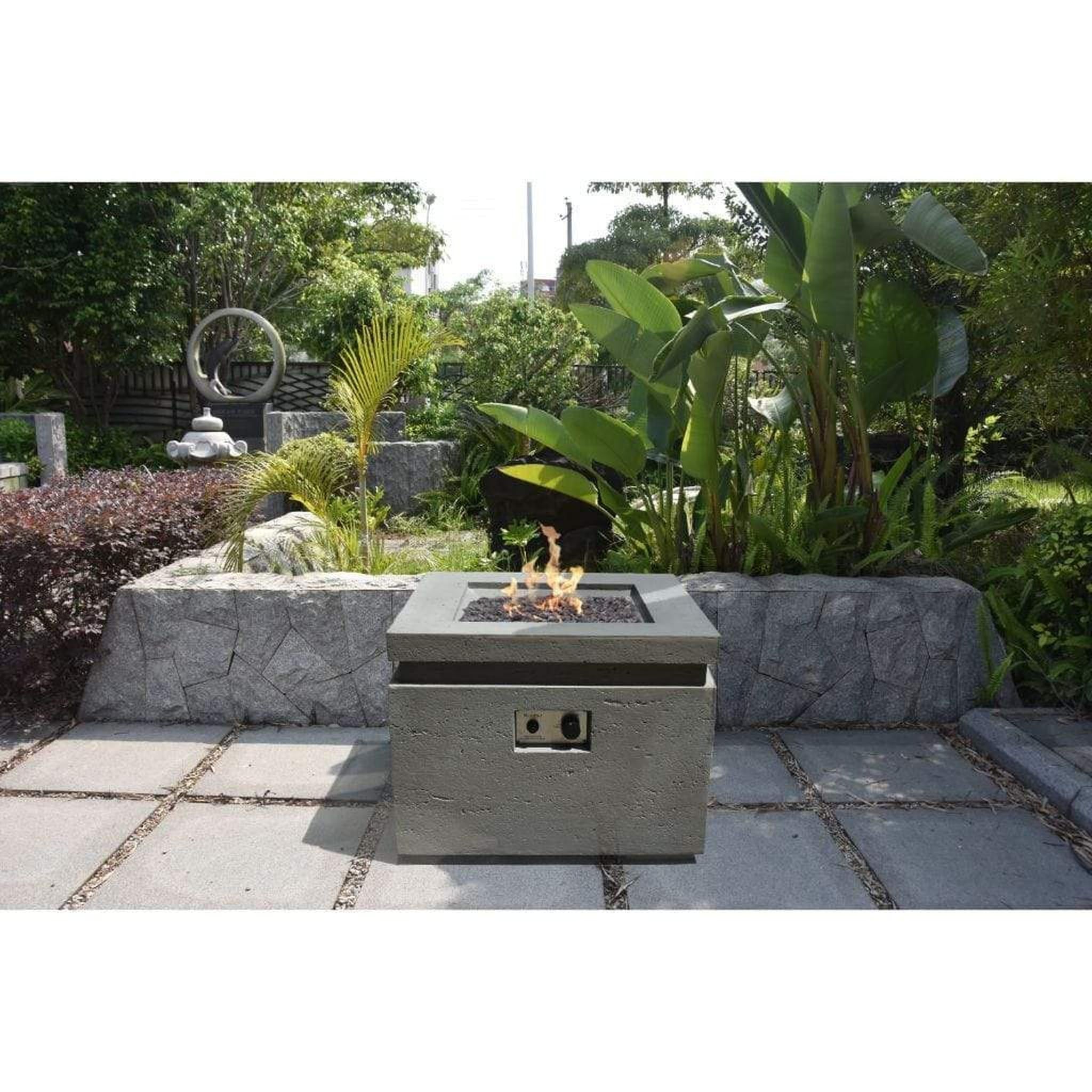 Elementi Dover 27" Concrete Gas Fire Table – US Fireplace Store