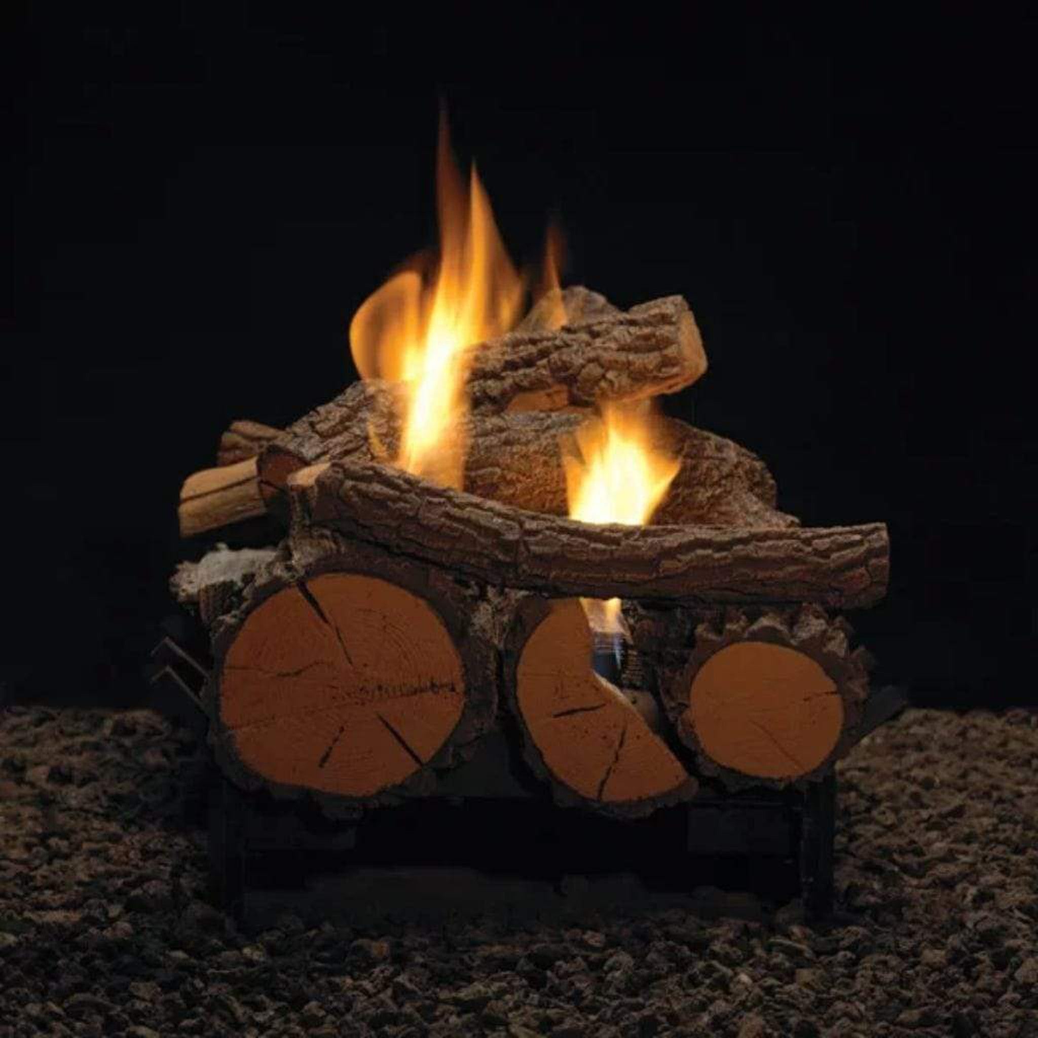 EMPIRE 24" Rock Creek Multi-Sided Log Set | LSU24RR – US Fireplace Store