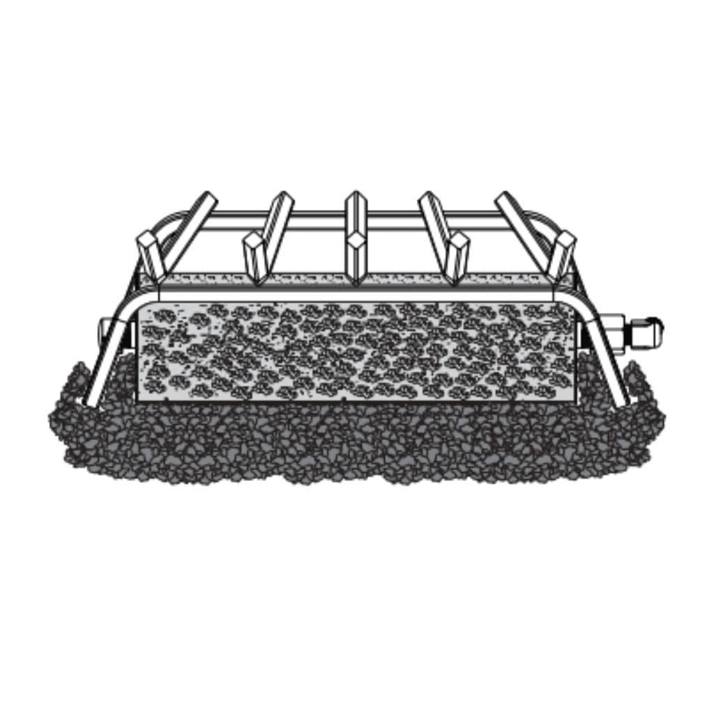 Empire 30" Match Light Single Sand Pan Vented Burner – US Fireplace Store