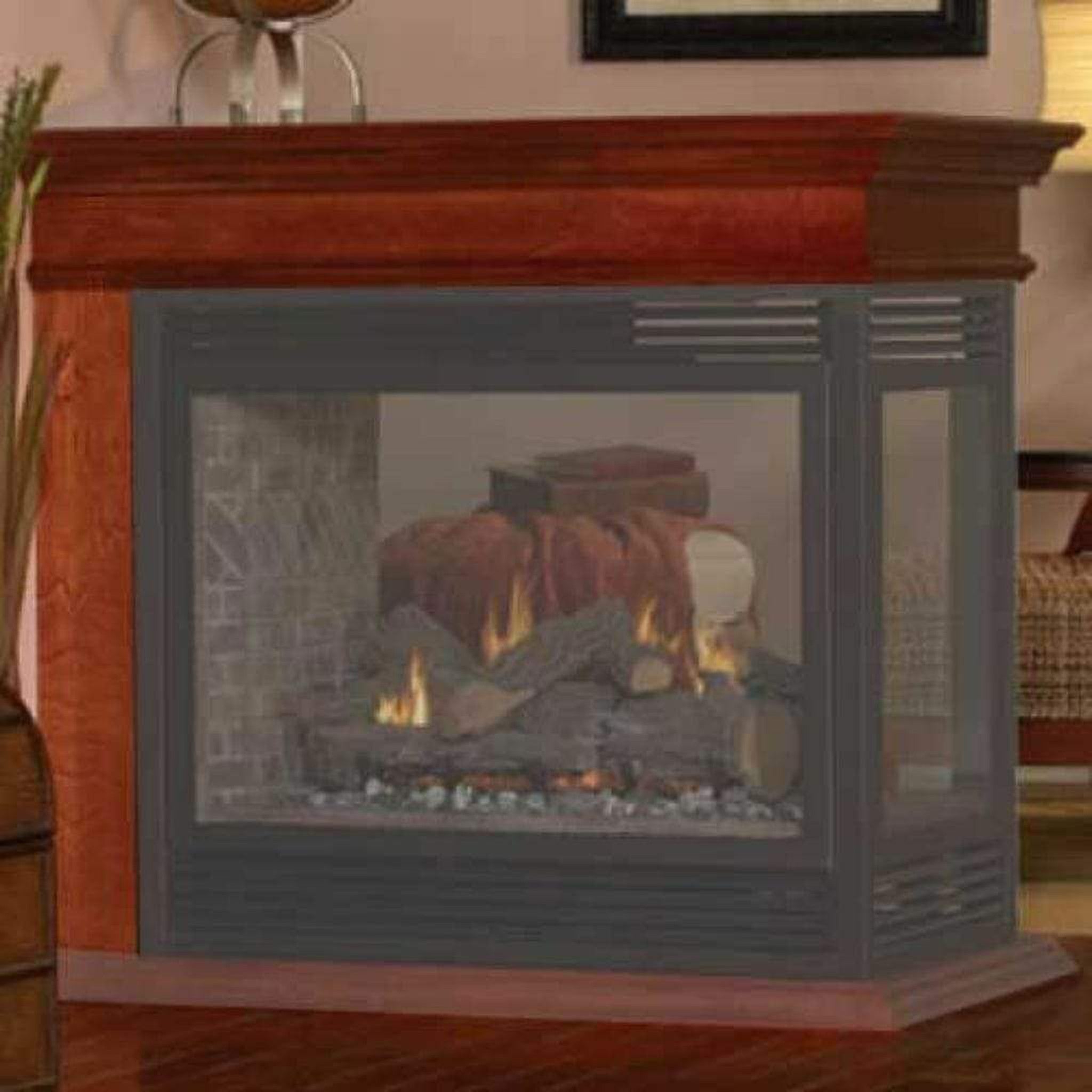 Empire 36" Unfinished Hardwood Mantel Top for Peninsula Fireplace – US ...