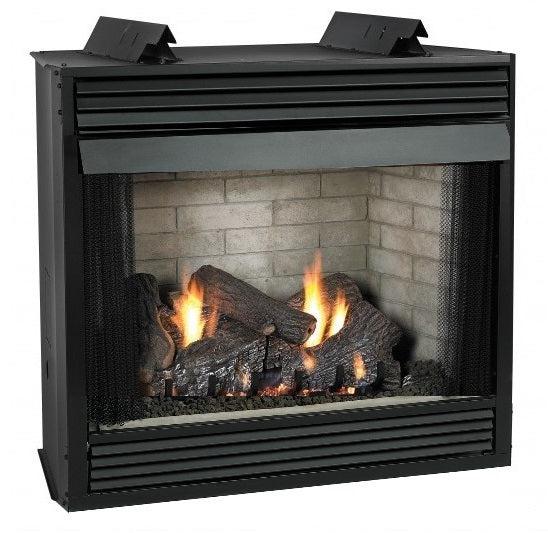 Empire Breckenridge 32" Louvered Front With Refractory Liner Vent Free ...