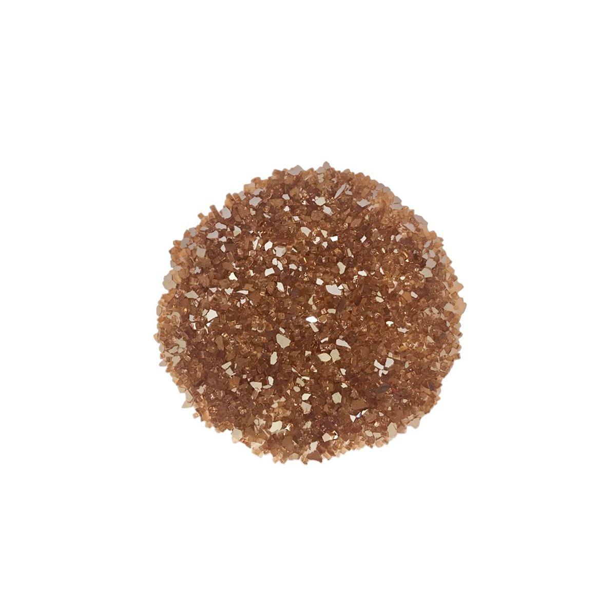 Enhance A Fire 0.25" 5 Lb. Rusty Iron Reflective Crushed Tempered Fire ...