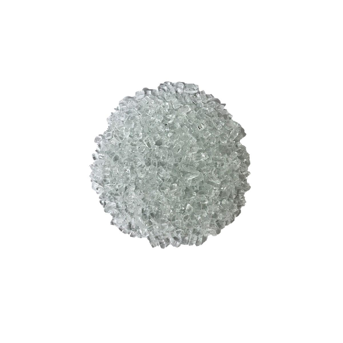 Enhance A Fire 0.5" 5 Lb. Nassau Non-Reflective Crushed Tempered Fire ...