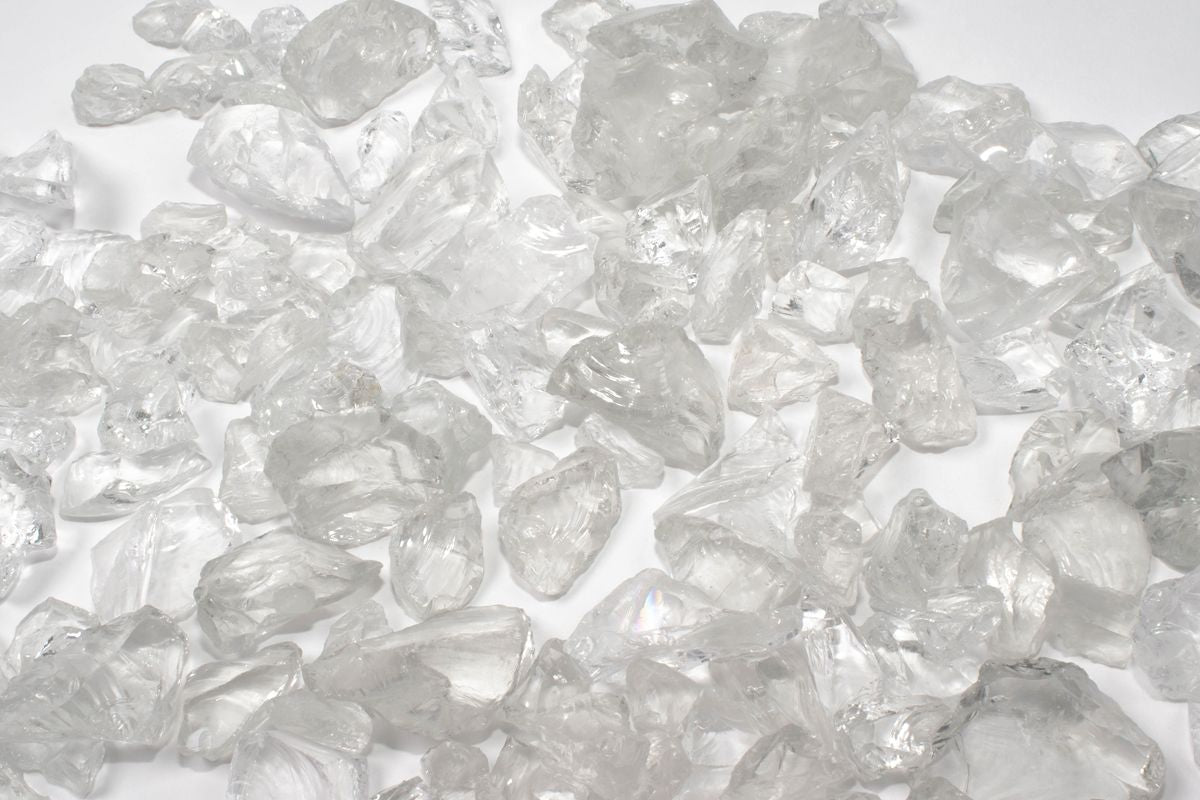Enhance A Fire 0.75" 5 Lb. Iceberg Chips Recycled Crushed Fire Glass f ...