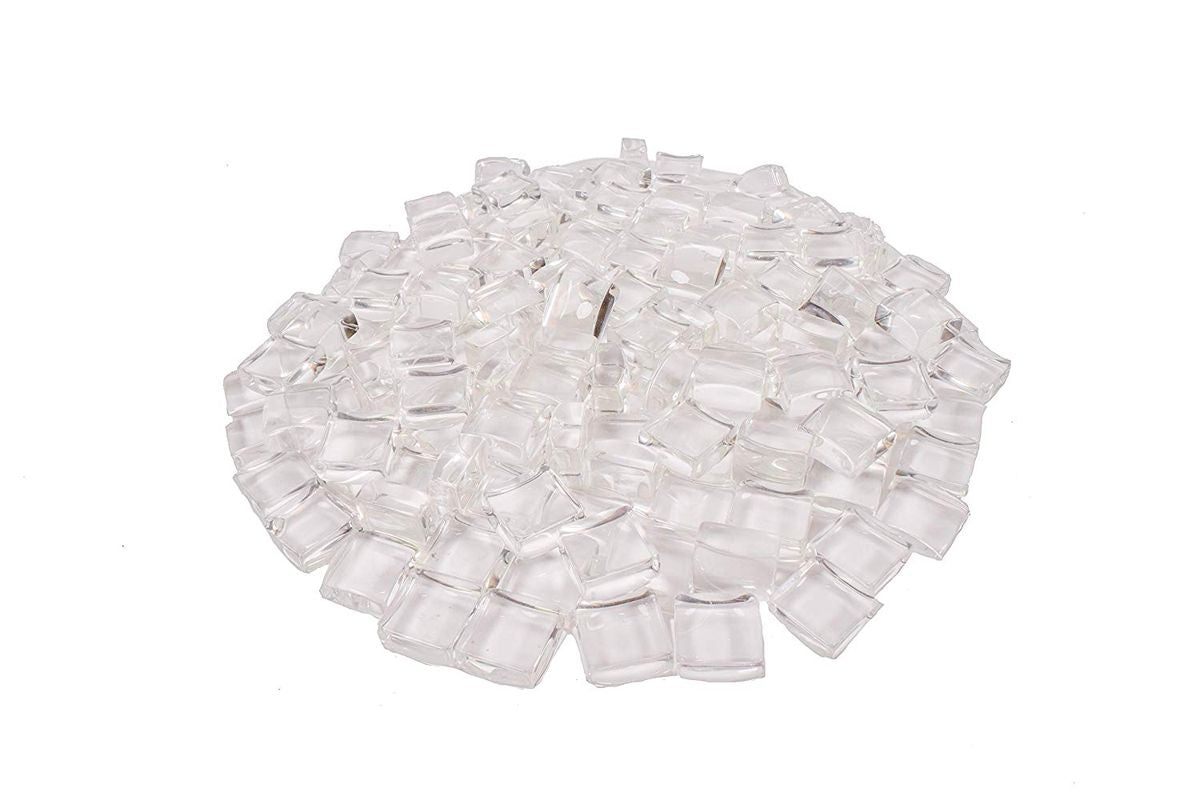 Enhance A Fire 1" 5 Lb. Ice Cubes Luxury Special Fire Glass for Gas Fi ...