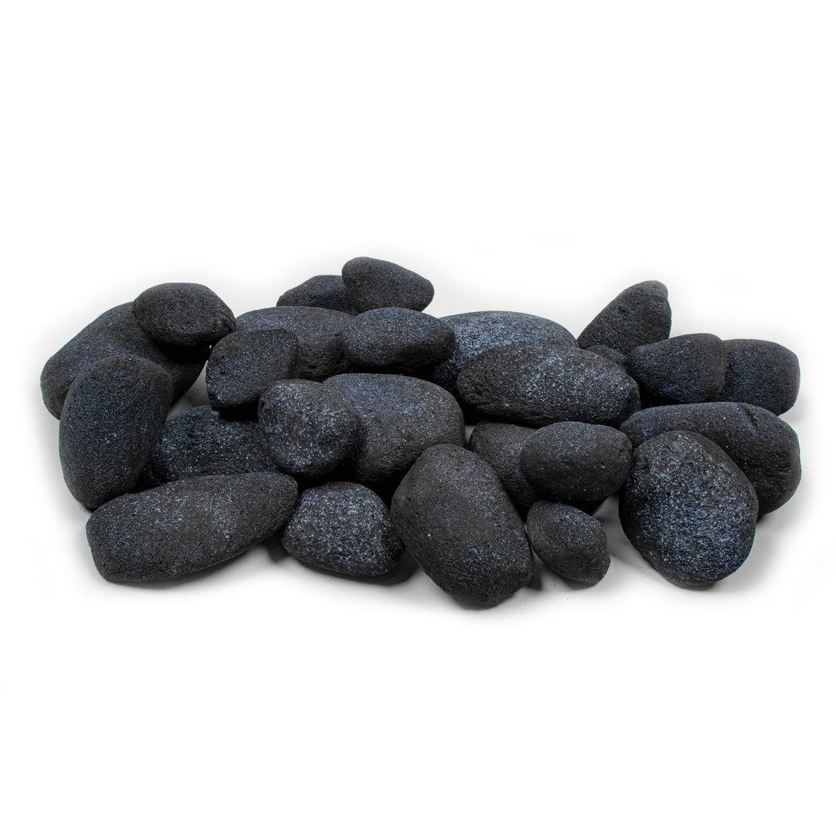 Enhance A Fire 25-Piece 1 Lb. Sapphire Glow Premium Decorative Stone S ...