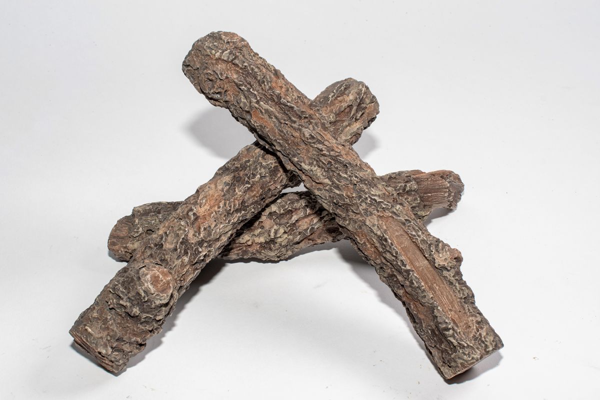 Enhance A Fire 9-11" 3-Piece Central Park Bark Burncrete Twigs for Gas ...