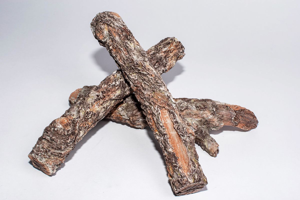 Enhance A Fire 9-11" 3-Piece English Elm Bark Burncrete Twigs for Gas ...