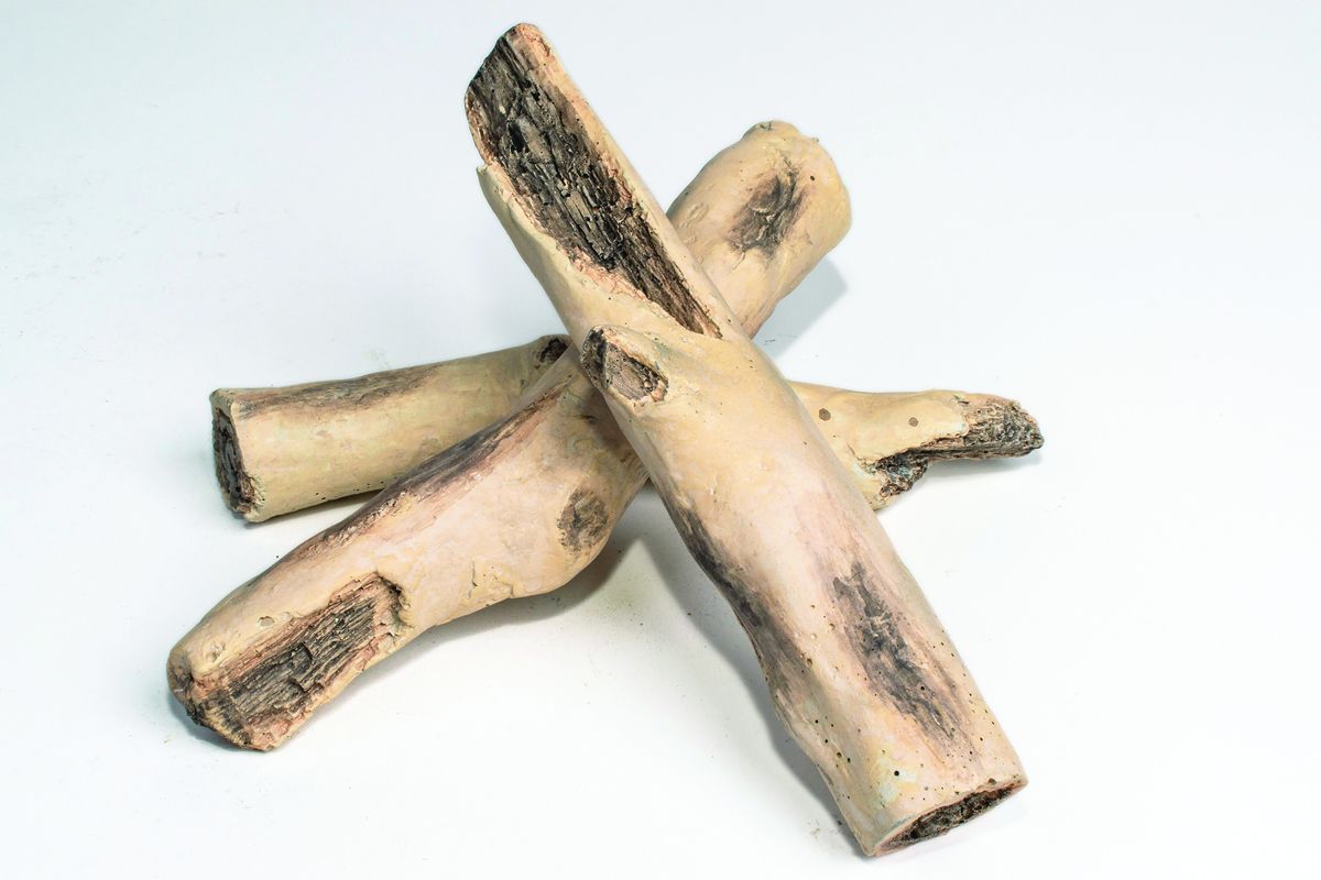 Enhance A Fire 9-11" 3-Piece Gulf Shores Driftwood Burncrete Twigs for ...