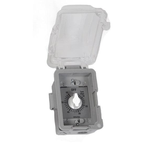 Fire by Design Mechanical Wind Up Timer Mounted in Exterior Grade Sing ...