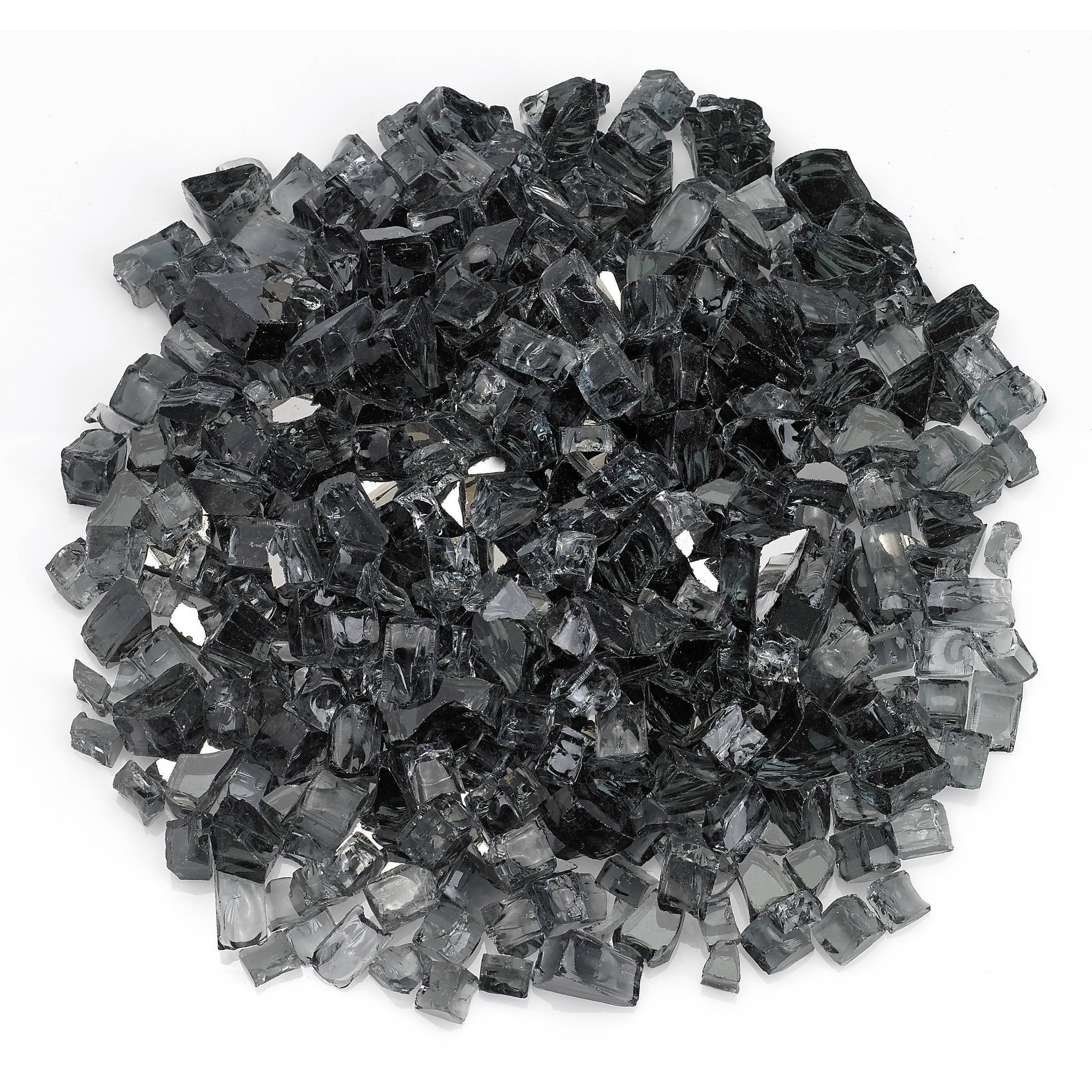 Fire by Design Reflective Collection 1/2" Gray Reflective Fire Glass ...