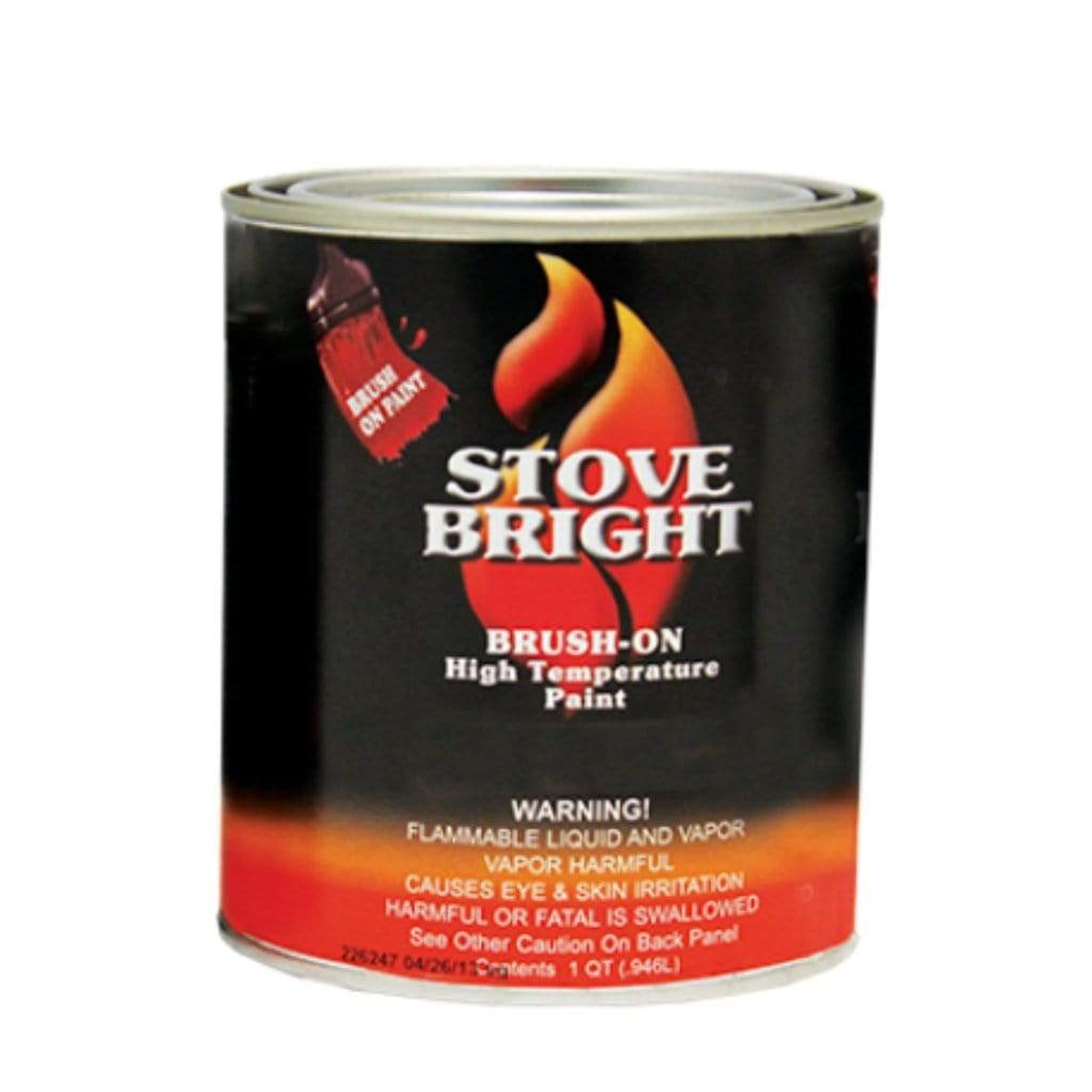 Forrest Paint Stove Bright Charcoal High-Temperature Brush-On Paint ...