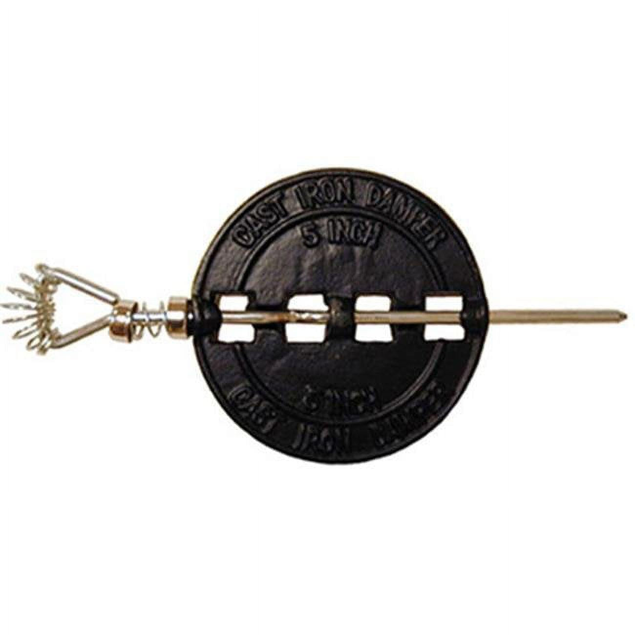 Gray Metal 7" Black 24-Gauge Single Wall Cast Iron Damper – US ...