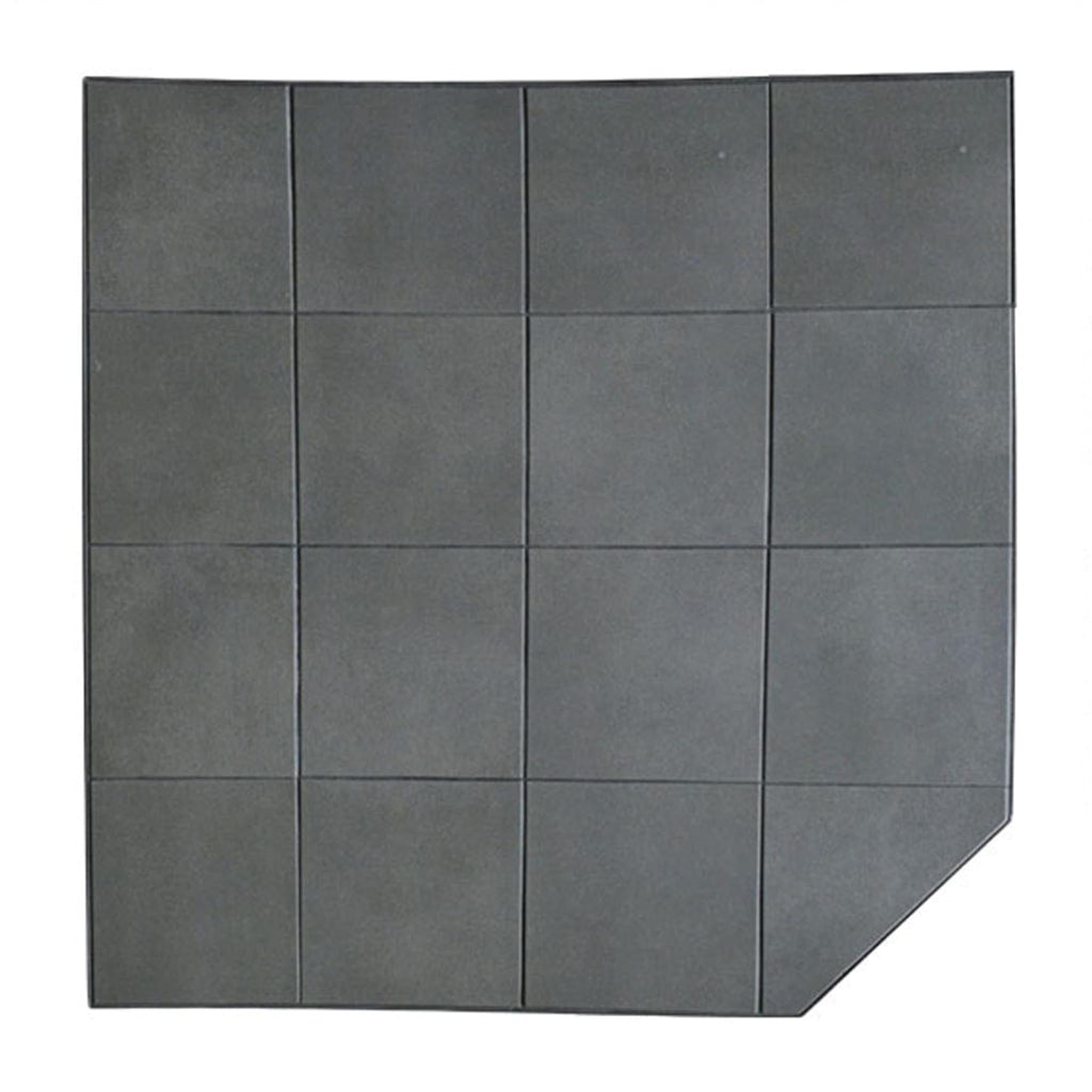 Graysen Woods 32" x 32" Full Size Intensity Pebble Corner Ceramic Hear ...