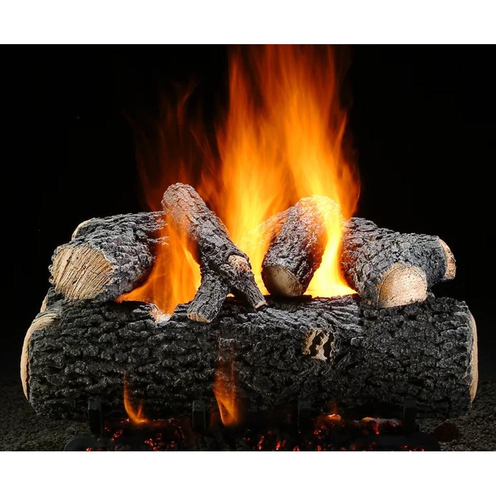 Hargrove Fresh Cut 30" Grand Oak Vented See-Thru Shallow Gas Logs – US ...