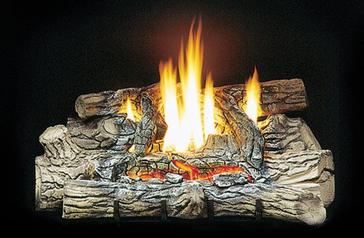 Kingsman 30" Fiber Split Oak Vented/Vent Free Log Set – US Fireplace Store