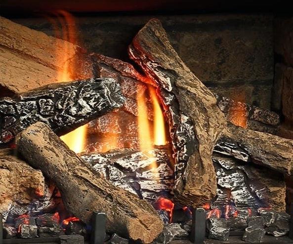 Kingsman 5-Piece Fiber Split Oak Log Set – US Fireplace Store