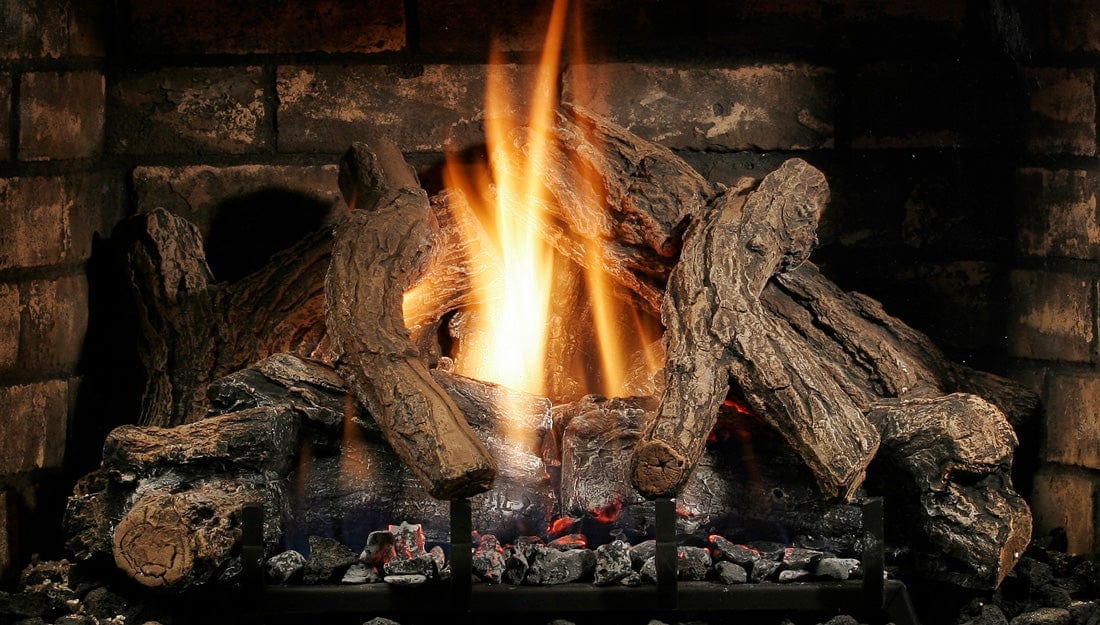 Kingsman LOGF36 Fiber Split Oak Log Set – US Fireplace Store