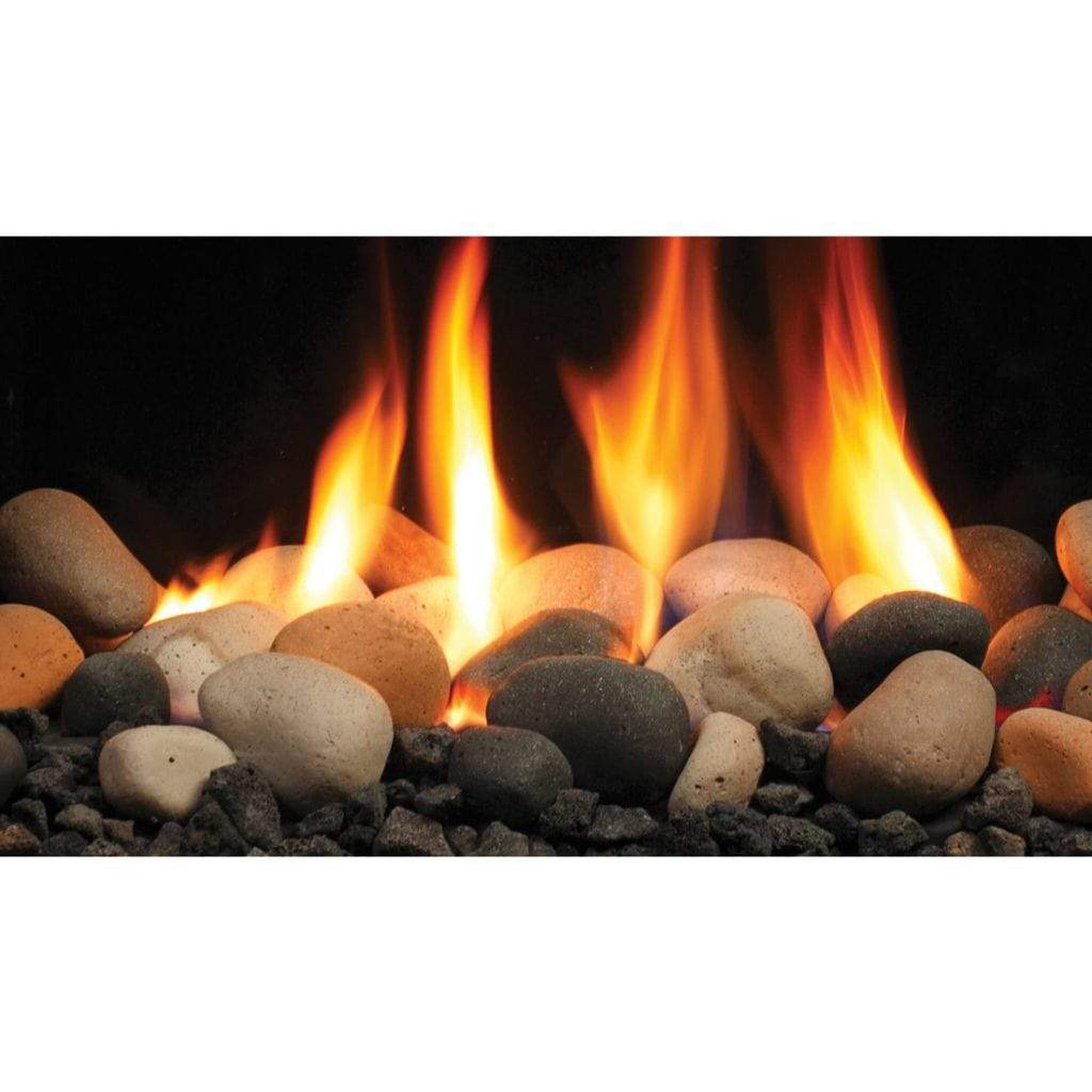 Kingsman Multi-Colored Rock Set Contemporary Collection – US Fireplace ...