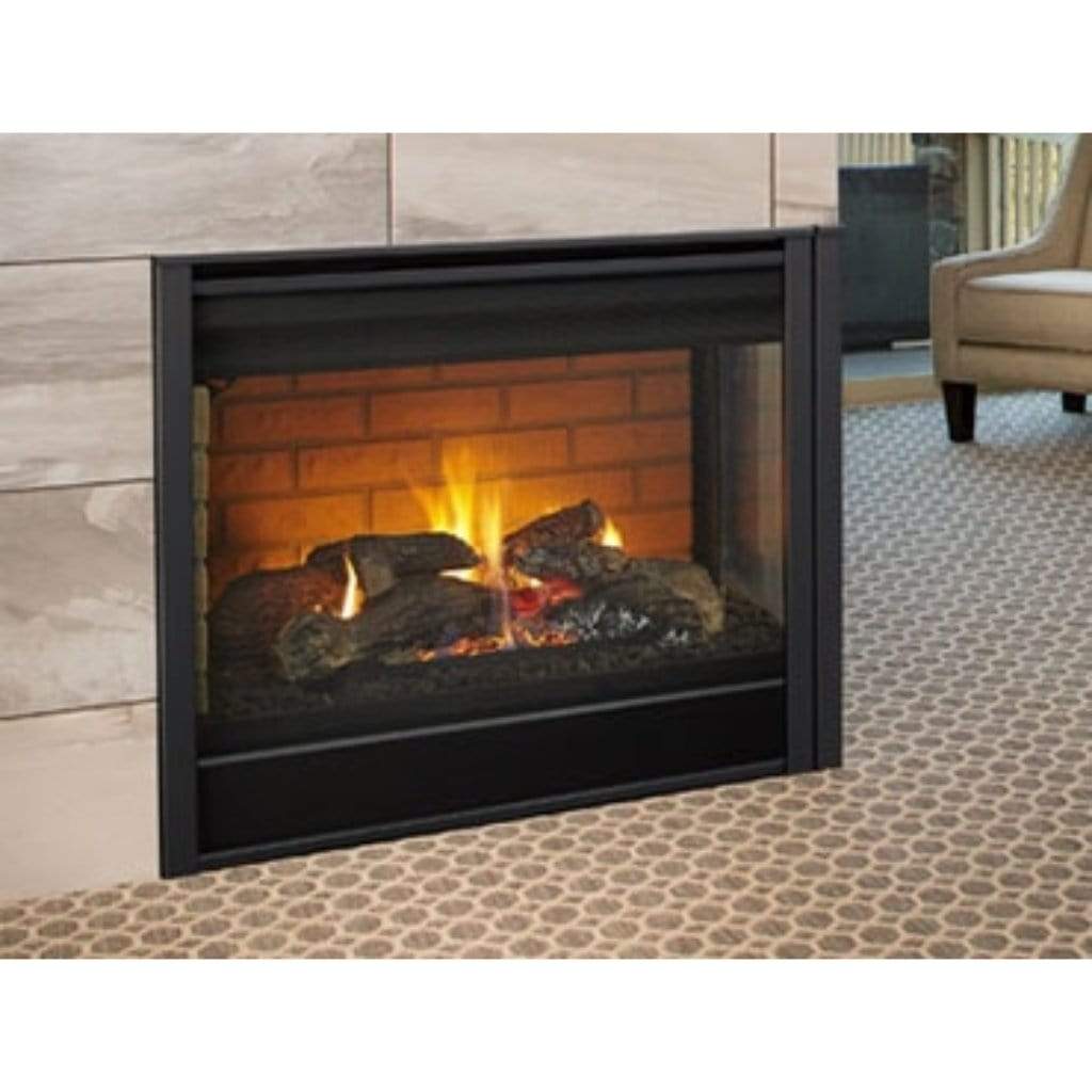 Majestic Left Corner 36" Traditional Direct Vent Natural Gas Fireplace ...