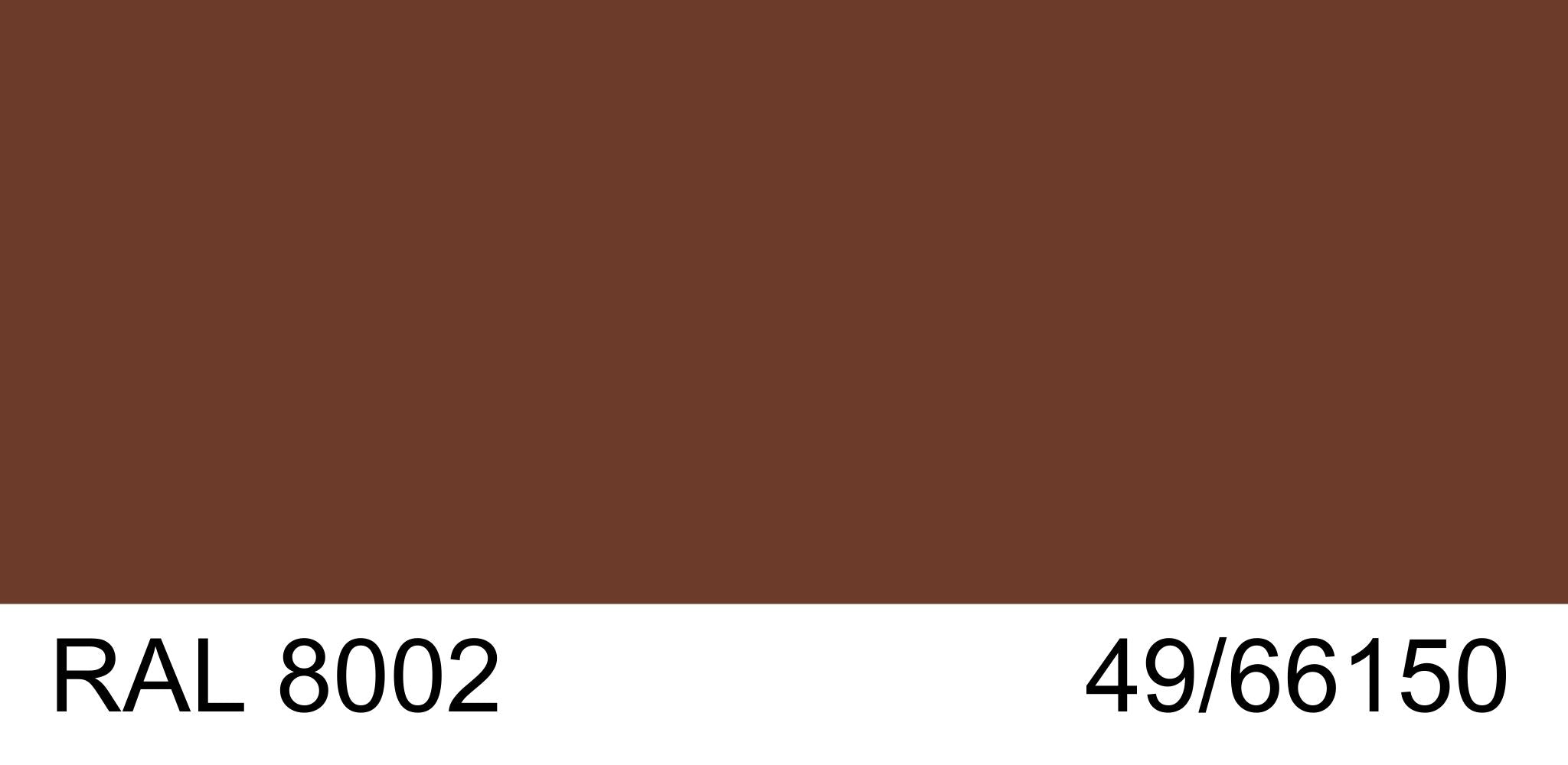 Malm 24" x 8" Damper Section Pipe With RAL 8002 49/66150 Powder Coat F ...