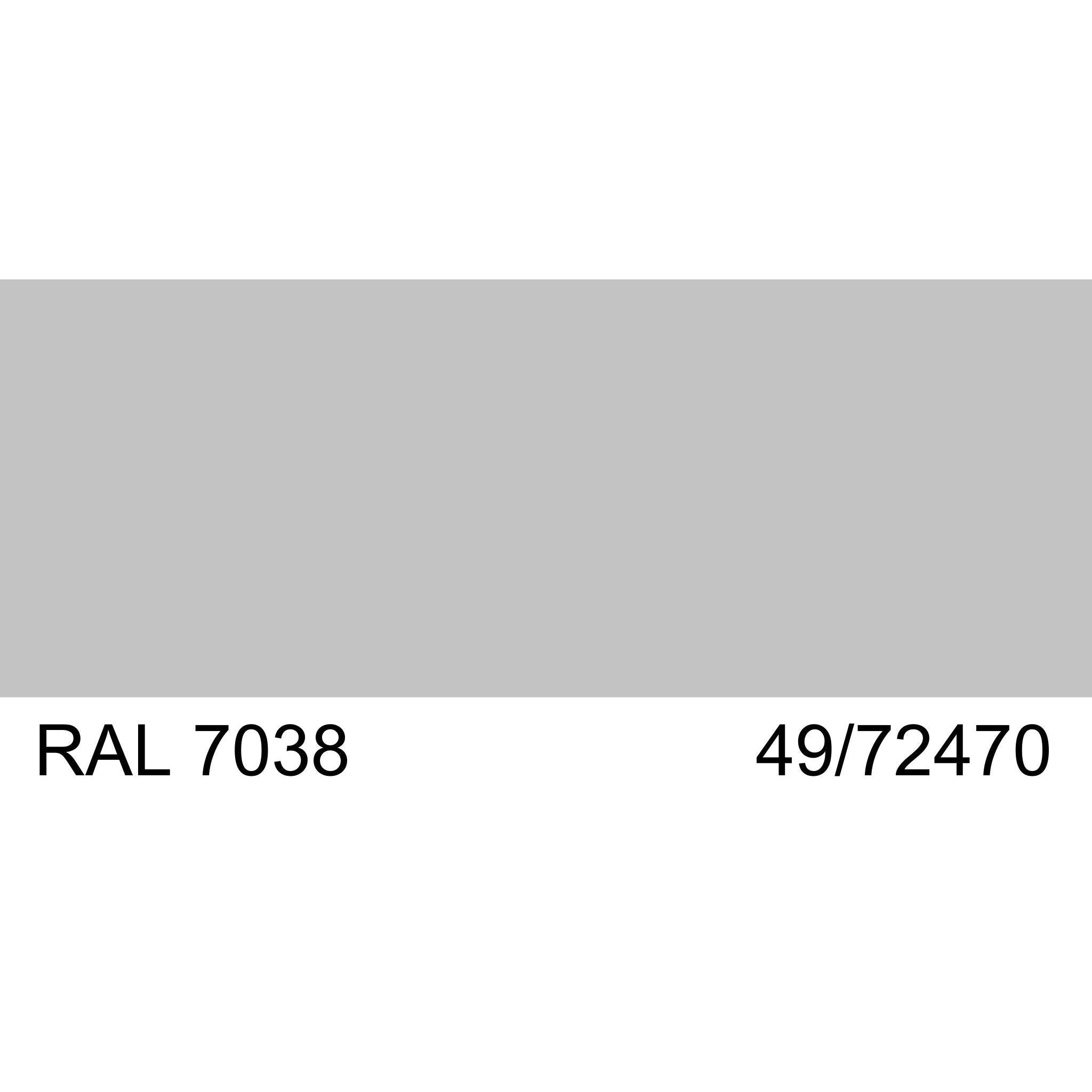 Malm 24" x 8" Mid Section Pipe With RAL 7038 49/72470 Powder Coat Fini ...