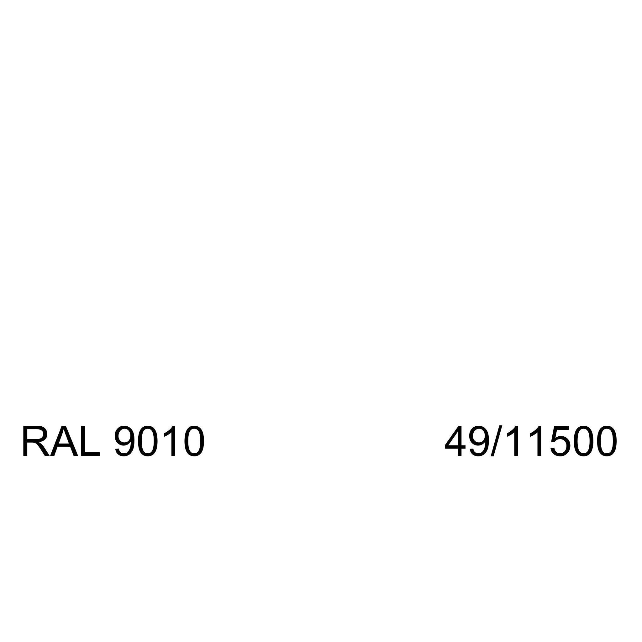 Malm 30" x 8" Mid Section Pipe With RAL 9010 49/11500 Powder Coat Fini ...