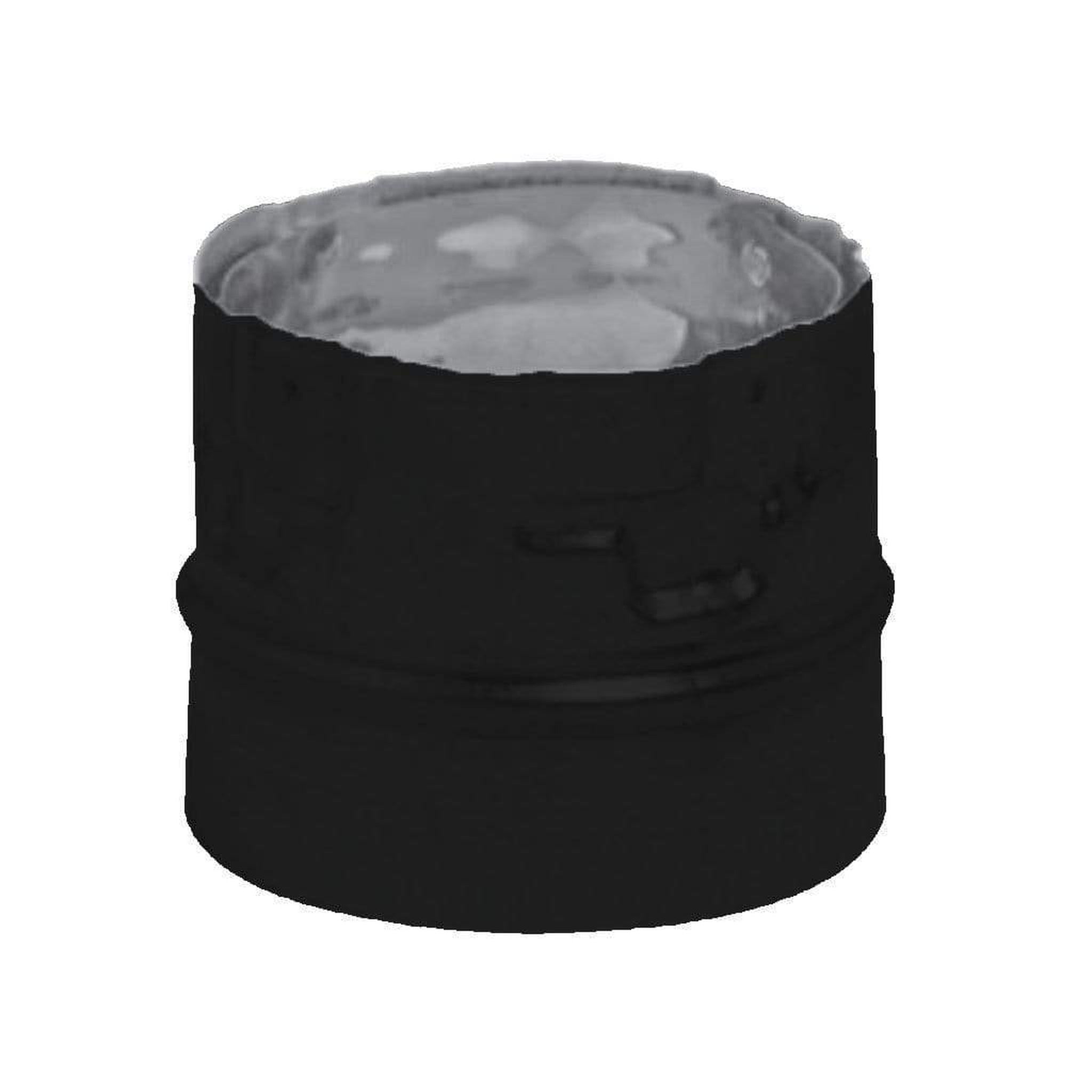 Metal-Fab Biomass Chimney 3" Black Universal Stove Adapter – US ...