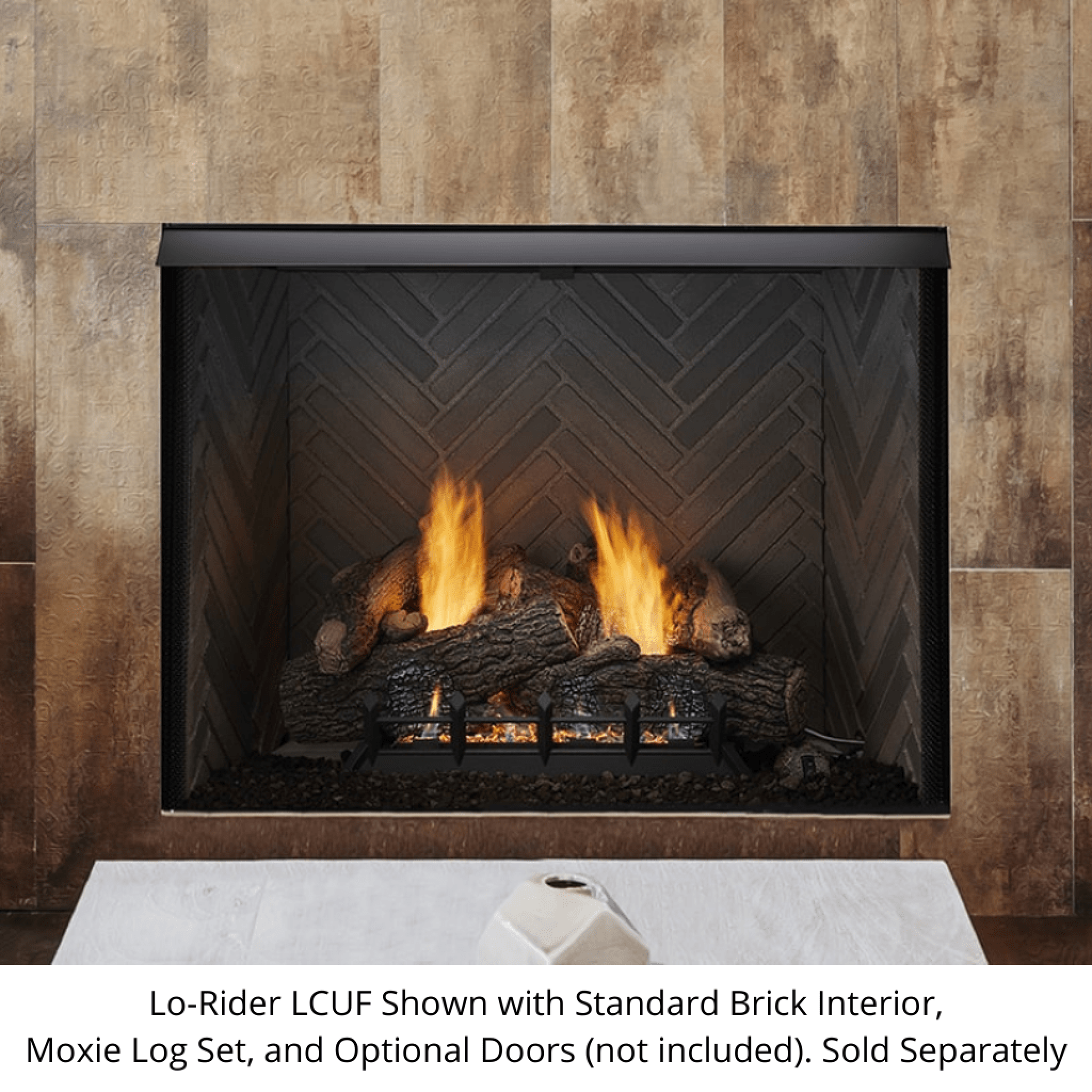 Monessen 32" Lo-Rider LCUF Clean Face Vent Free Firebox with Tradition ...