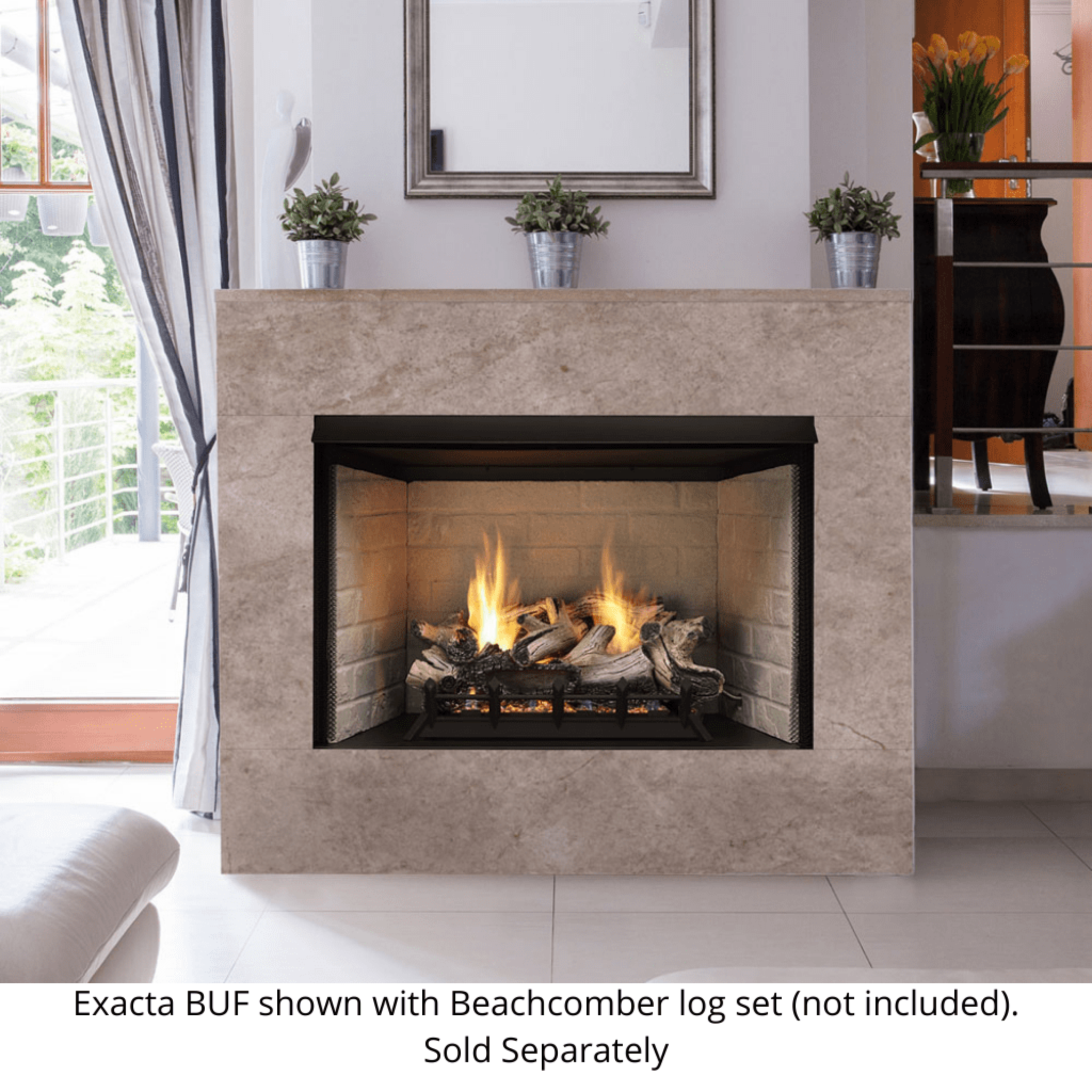 Monessen 36" Exacta Vent Free Circulating Firebox with Radiant Face ...