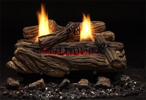 Monessen DLX 28" Aged Split Logs Only – US Fireplace Store