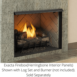 Monessen Exacta 32" Vent Free Circulating Clean Face Firebox with Herr ...